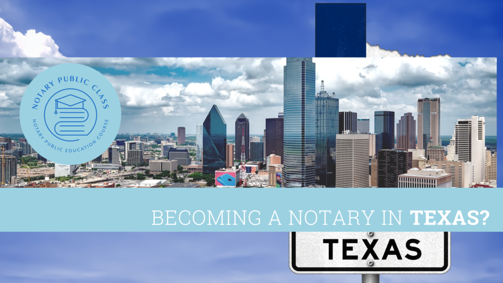 How to become a Notary in Texas - Notary Public Class