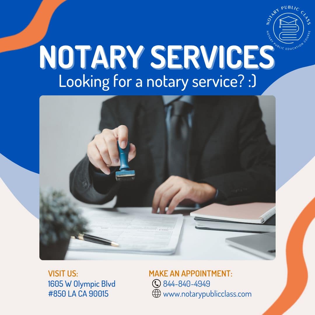 1605 West Olympic Blvd: Fast and Efficient Notary Service | Notary ...